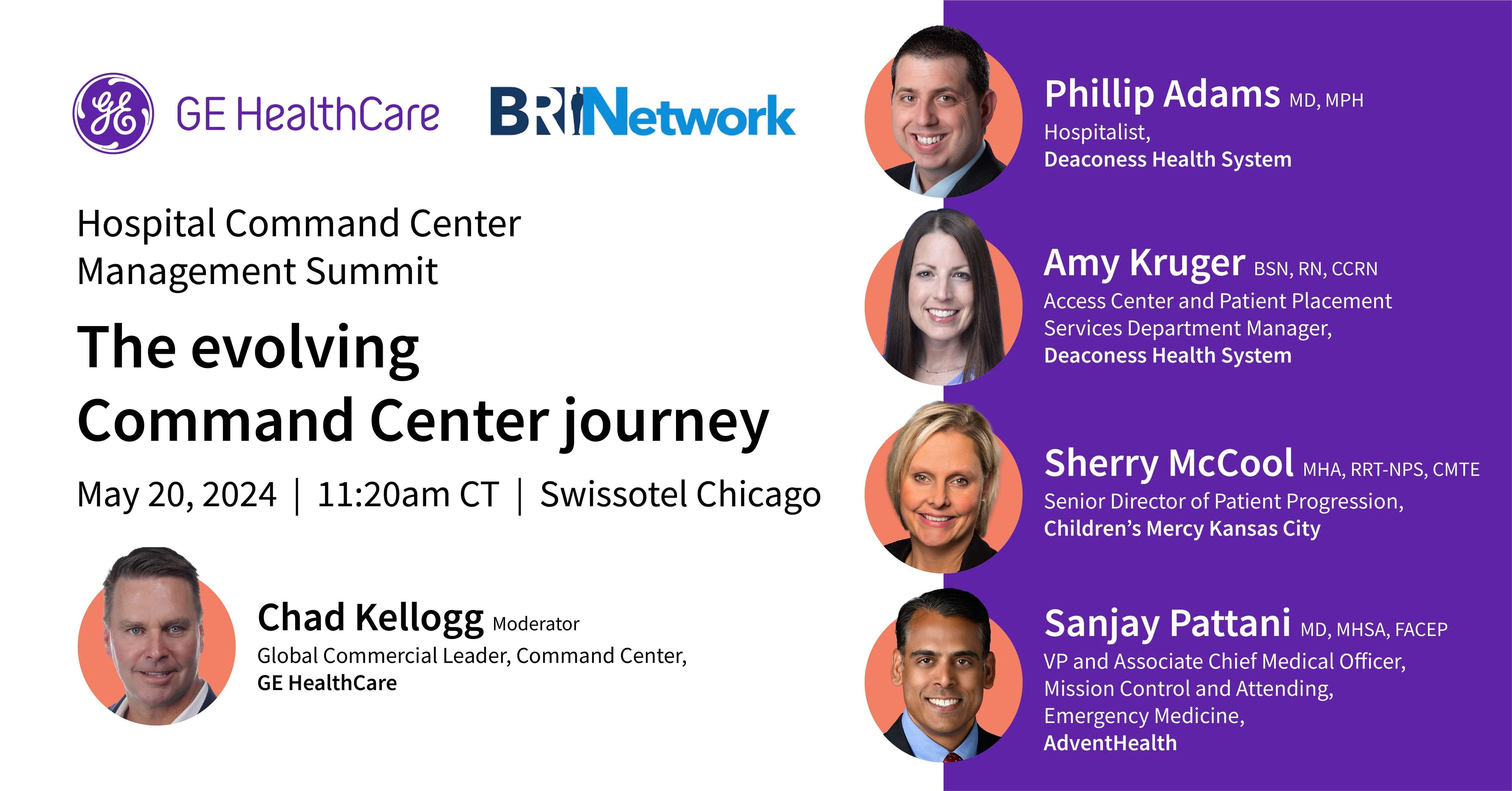 The Evolving Command Center Journey - GE HealthCare Command Center